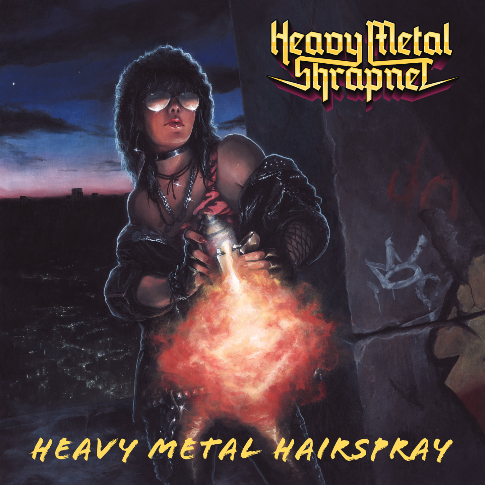 Heavy Metal Shrapnel - Heavy Metal Hairspray LP – Nameless Grave Records